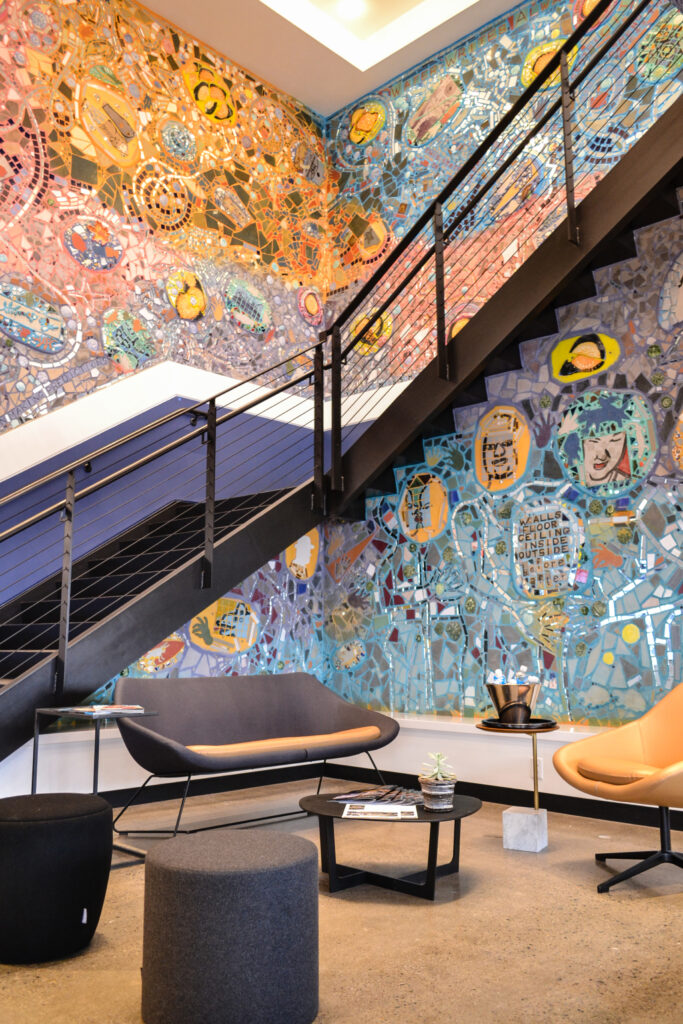 Philadelphia’s Isaiah Zagar’s Work Adorns the Walls of Convene CityView ...