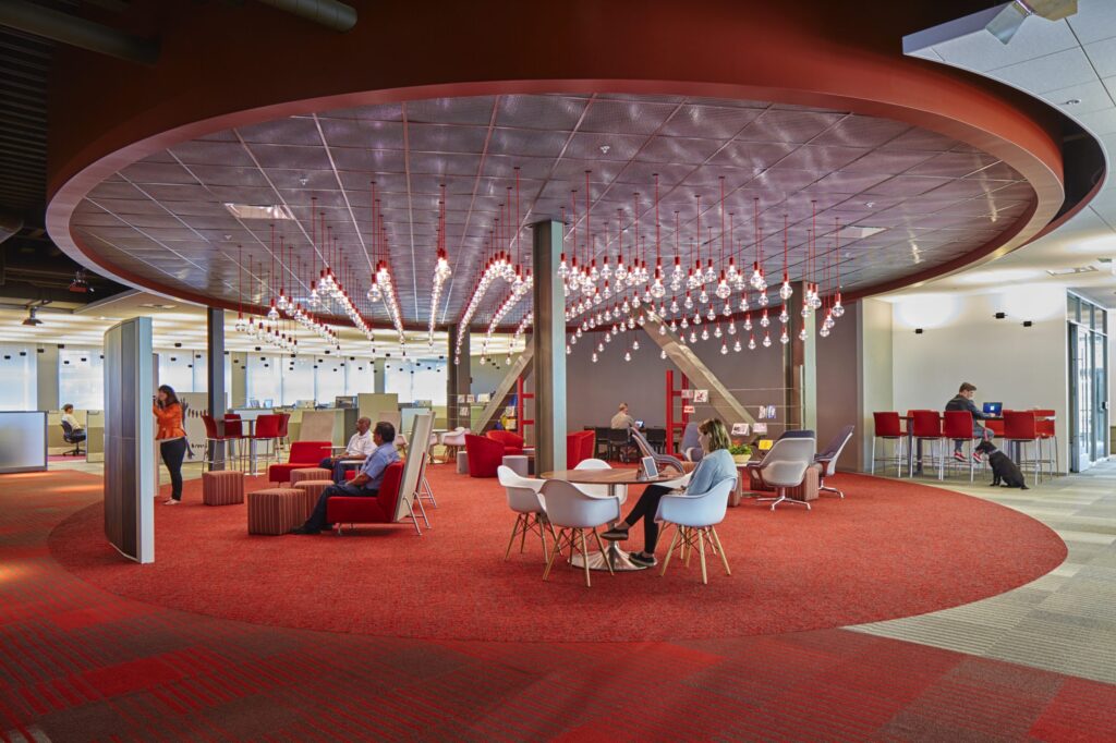 Netflix California Headquarters Lights It Up With Custom Lighting | Convene